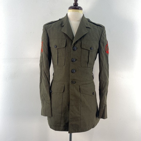 Unbranded | Jackets & Coats | Us Marine Corps Usmc Green Wool Serge ...